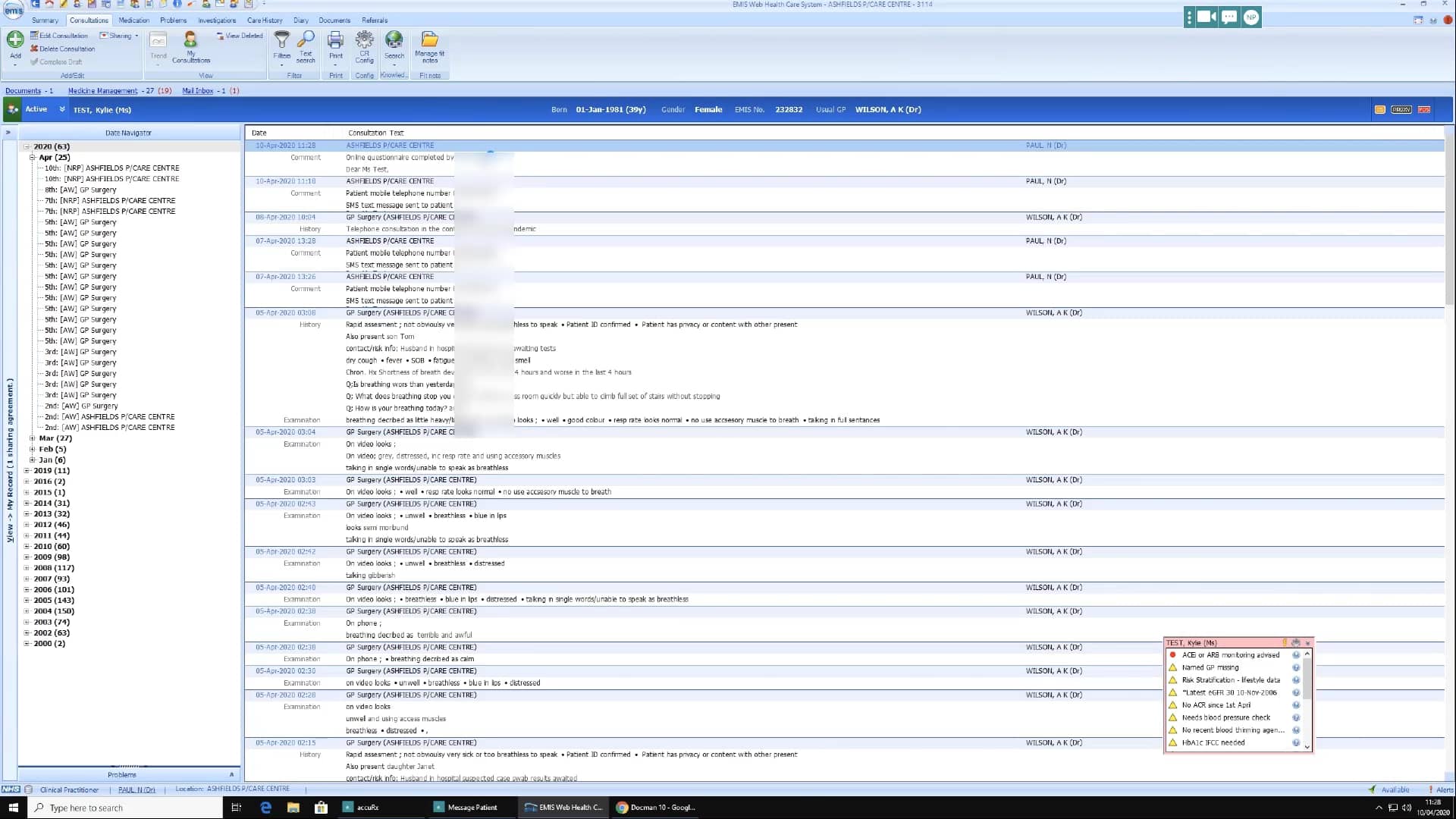 Using AccuRx for SMS communication with patients - By Dr Paul (7m57s ...