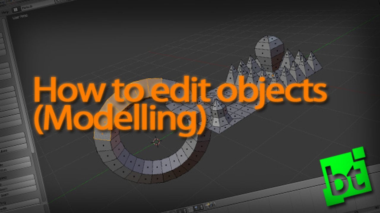 Blender 2.5 - How to edit objects (Modelling) on Vimeo