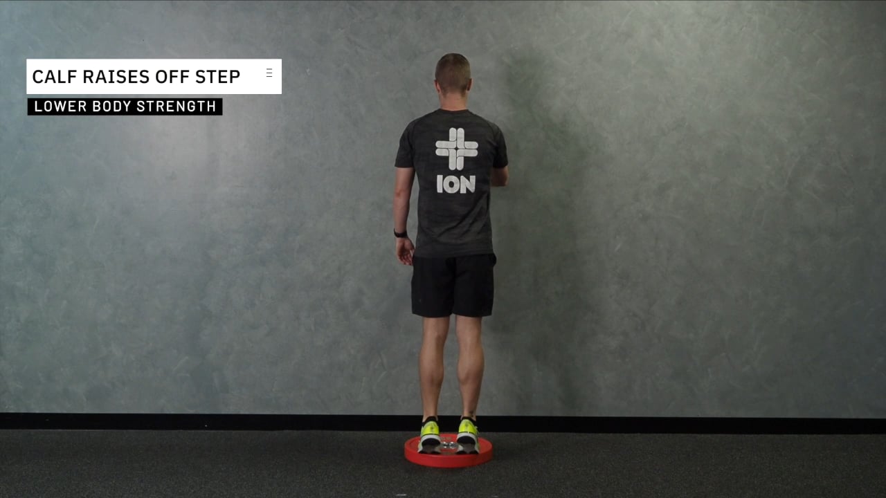Calf raises off step on Vimeo
