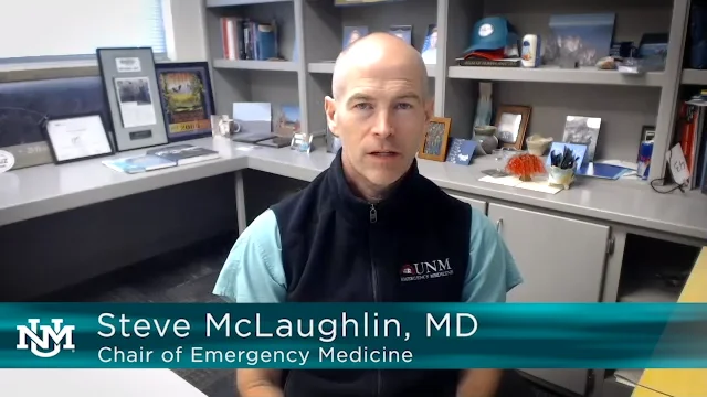 UNM's Dr. Steve McLaughlin Talks About PPE