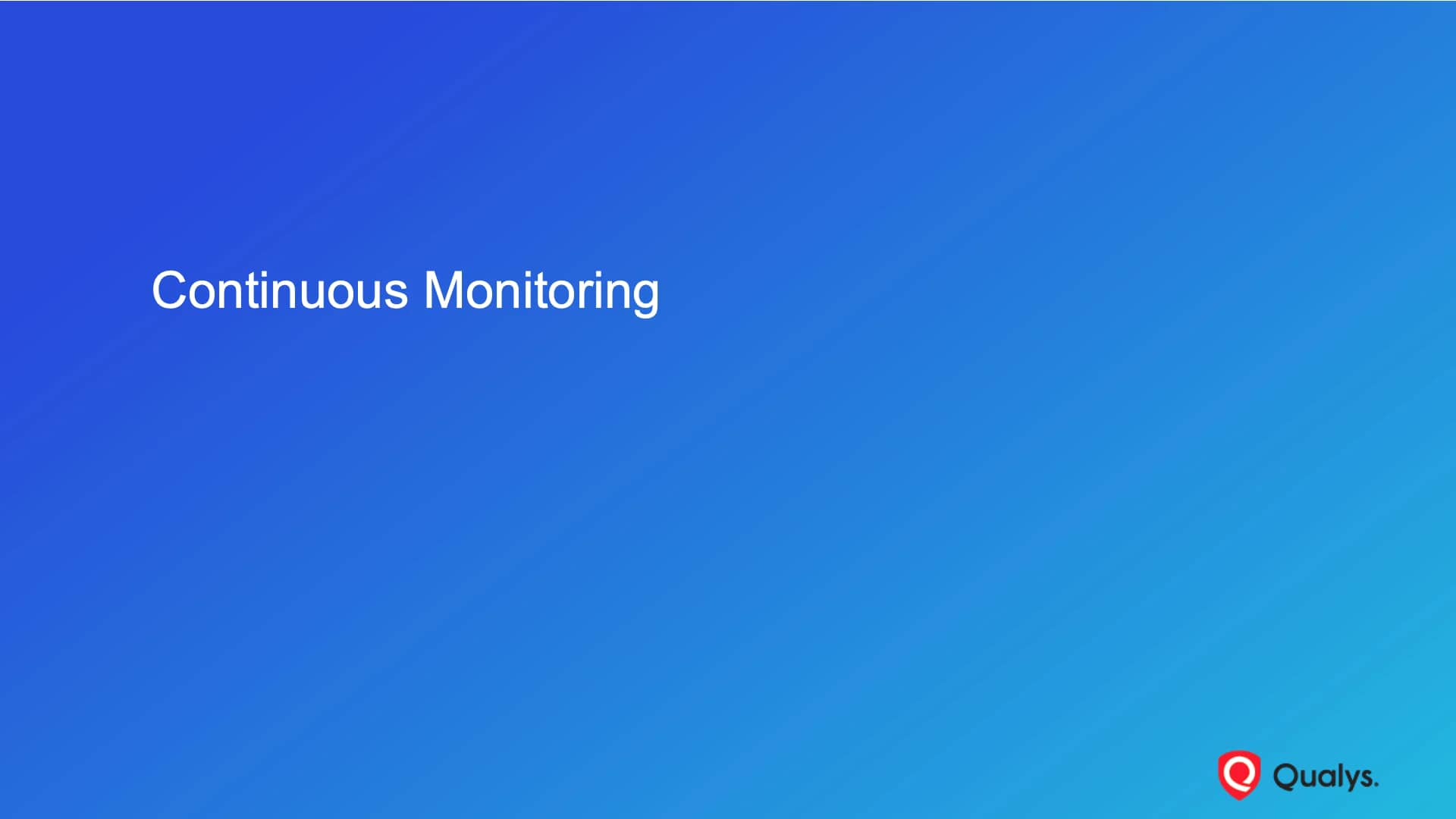 Continuous Monitoring - Introduction on Vimeo