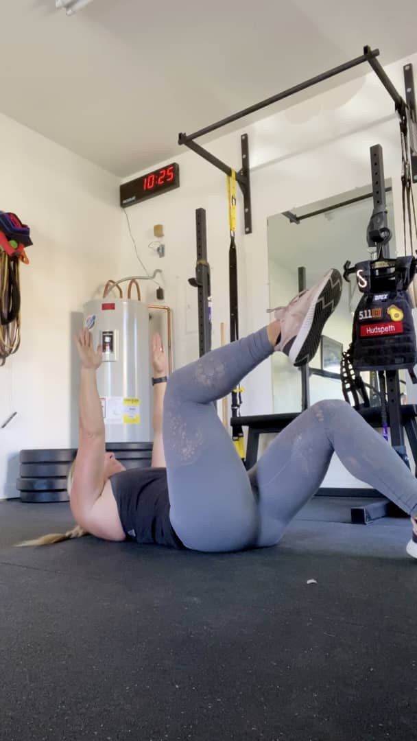 Dead Bug Toe Tap on Vimeo