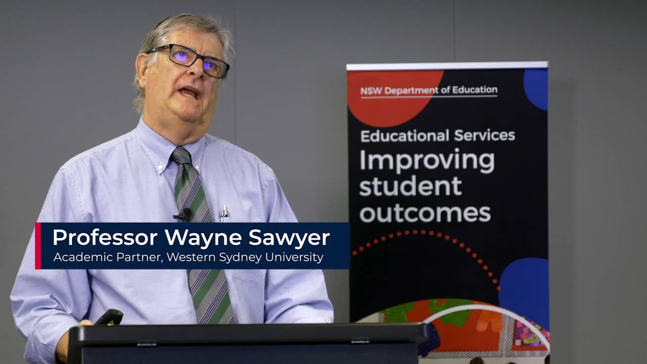 Professor Wayne Sawyer - Teaching success in the NSW HSC on Vimeo