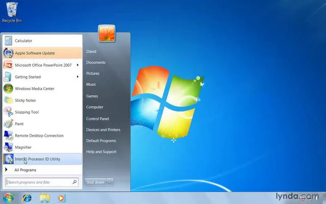 The Windows 7 User Interface: Getting familiar with the desktop on Vimeo