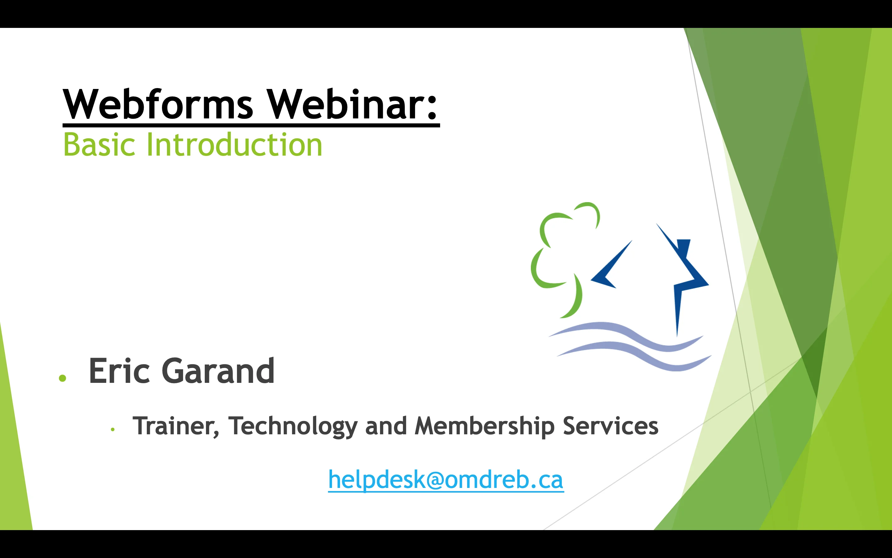 Webforms Basic Introduction (Recorded Webinar) on Vimeo