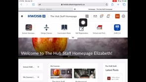 How to use the HUB for students – HWDSB.tv