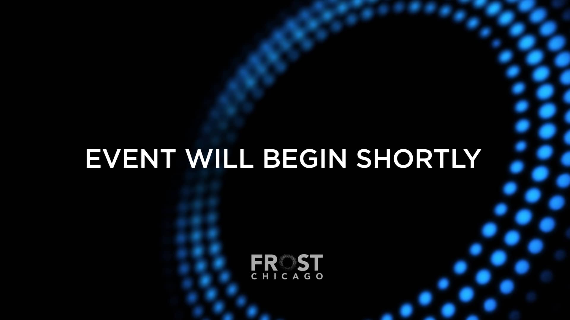 EVENT WILL BEGIN SHORTLY on Vimeo