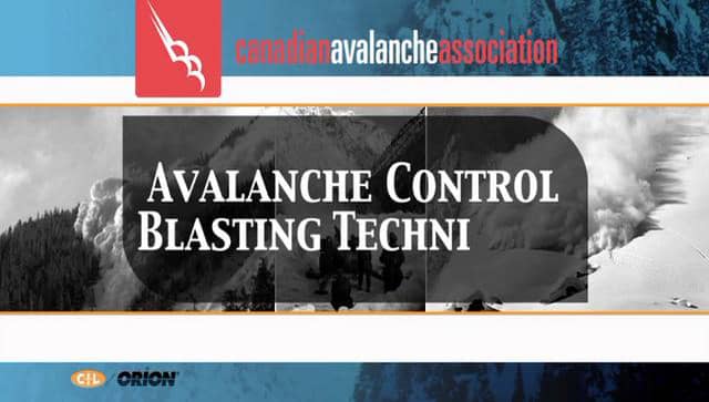 Avalanche Control Blasting Instructional DVD on Vimeo