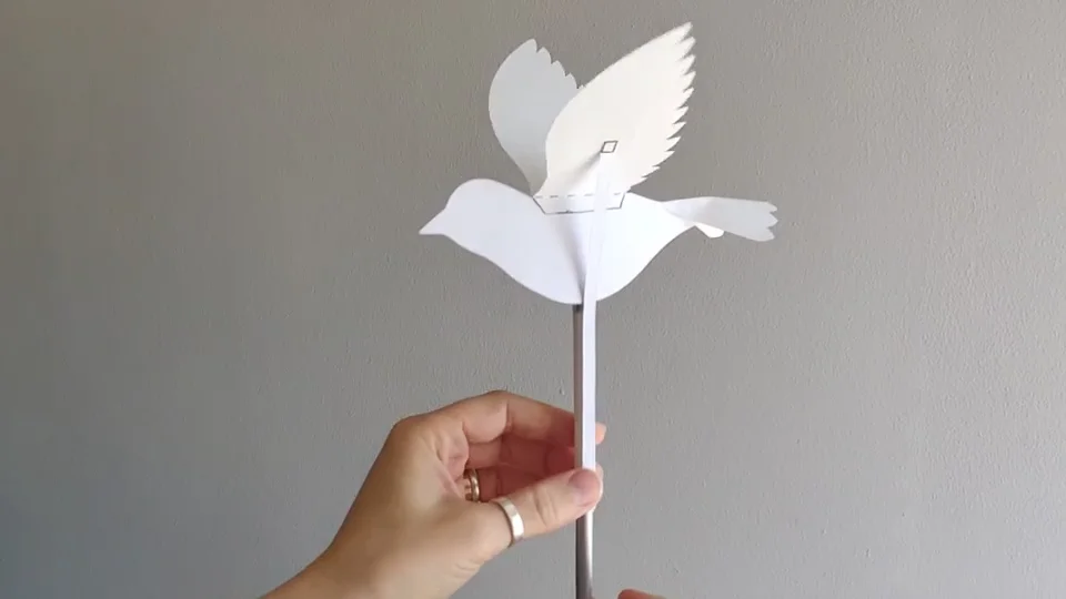 Flying Bird Puppet - Finished!