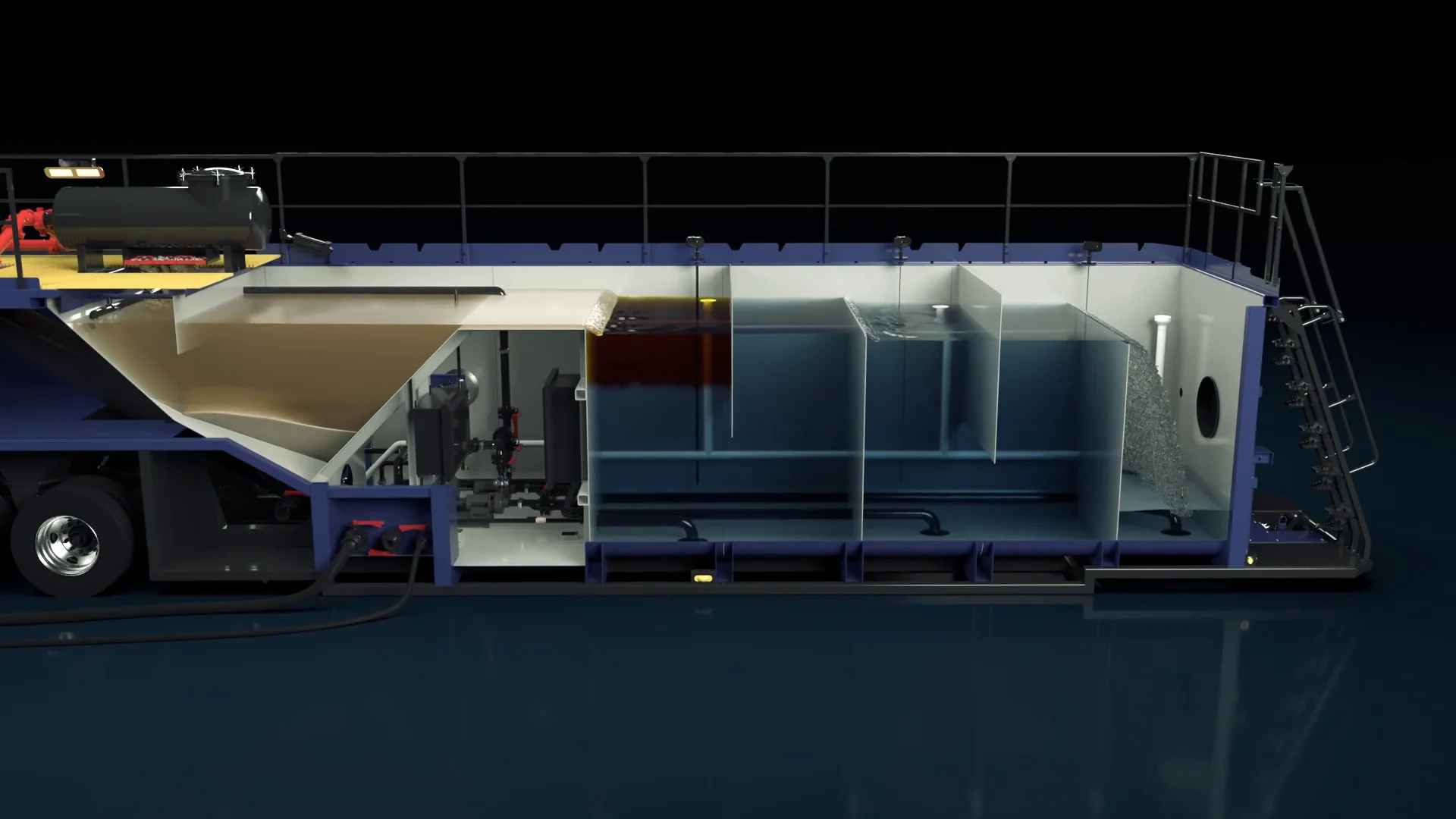 Machine Animation: Auger Separation Tank by GFI
