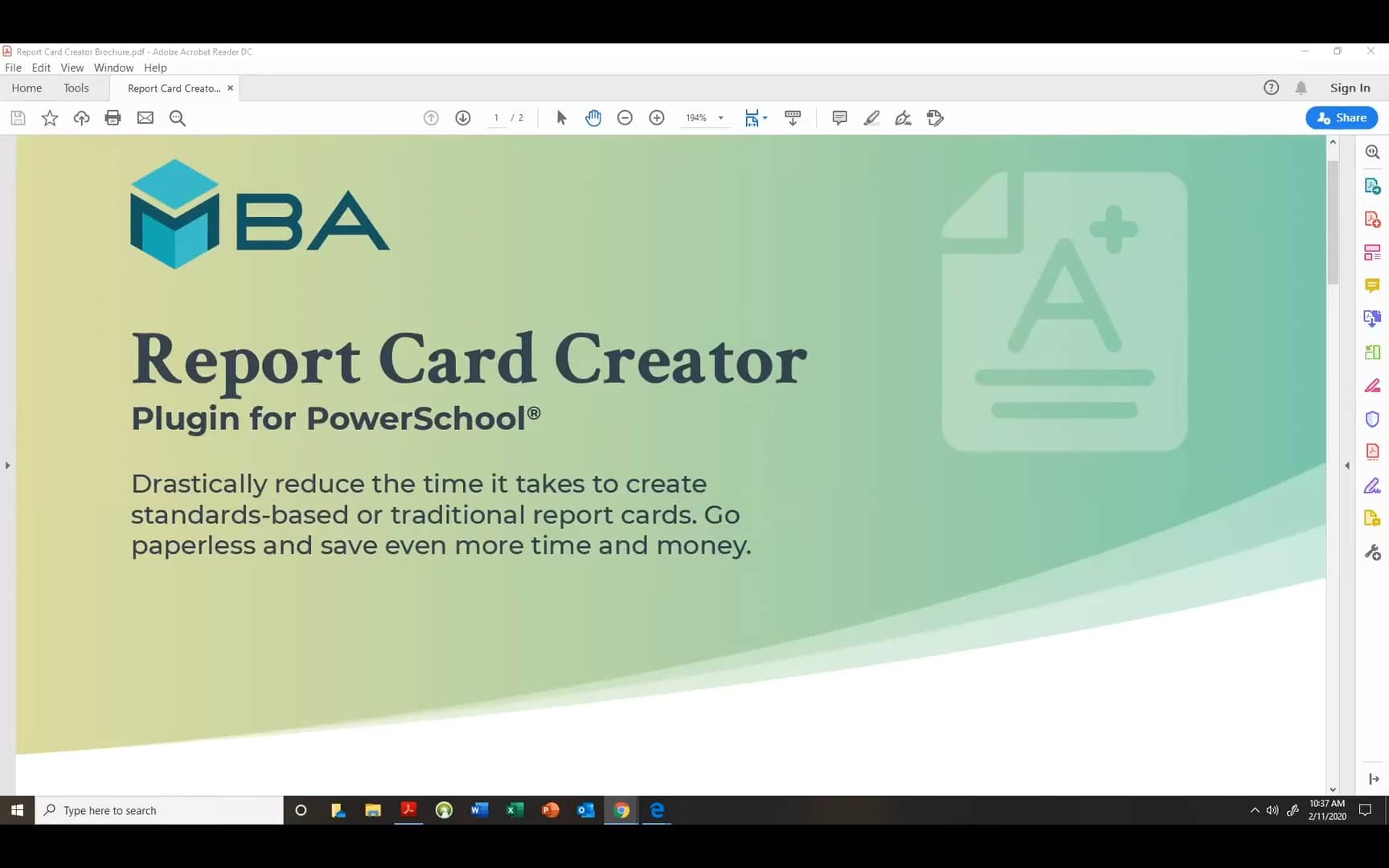 Report Card Creator Features Plugin for PowerSchool SIS from MBA on Vimeo