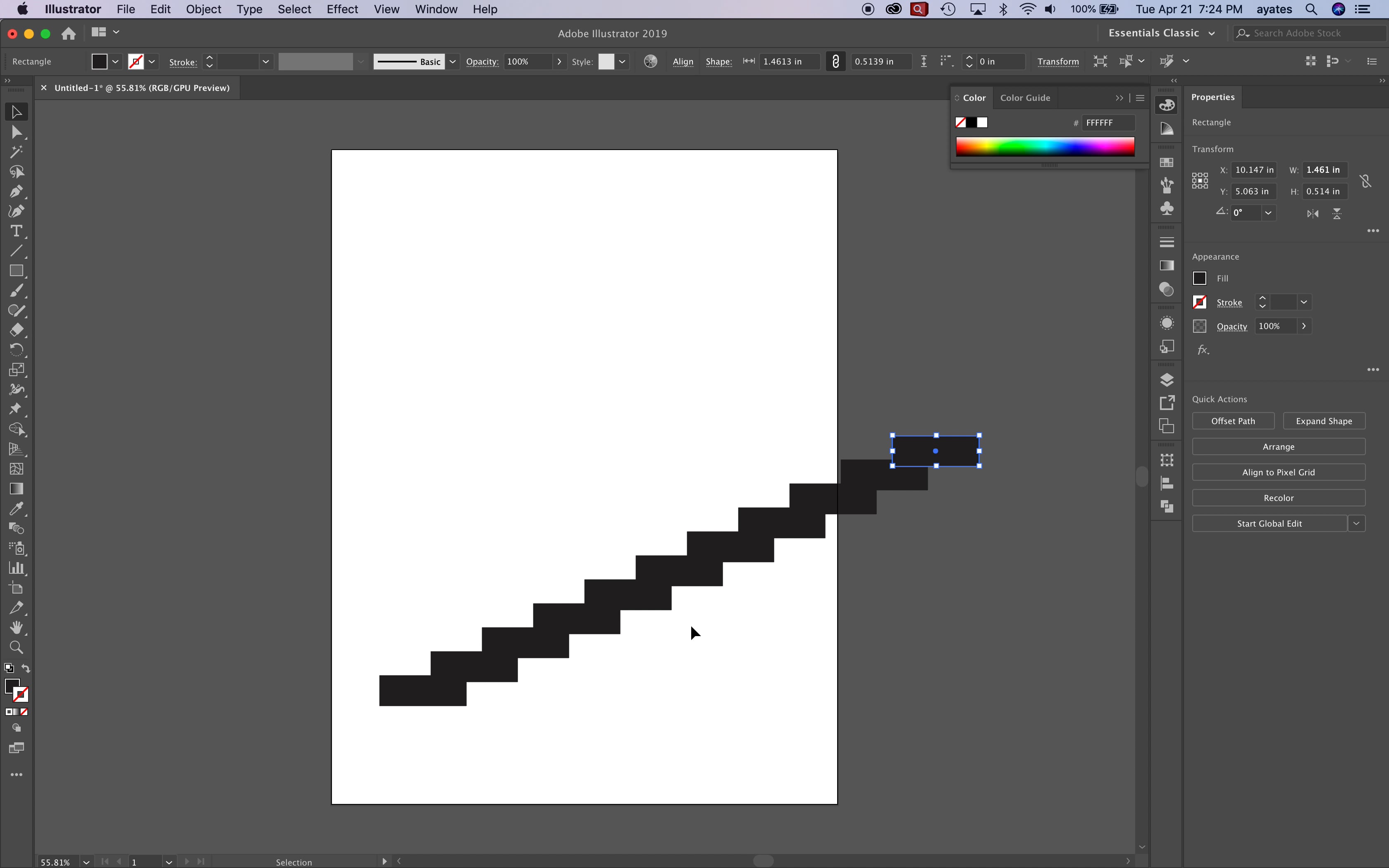 Stair profile in Illustrator on Vimeo