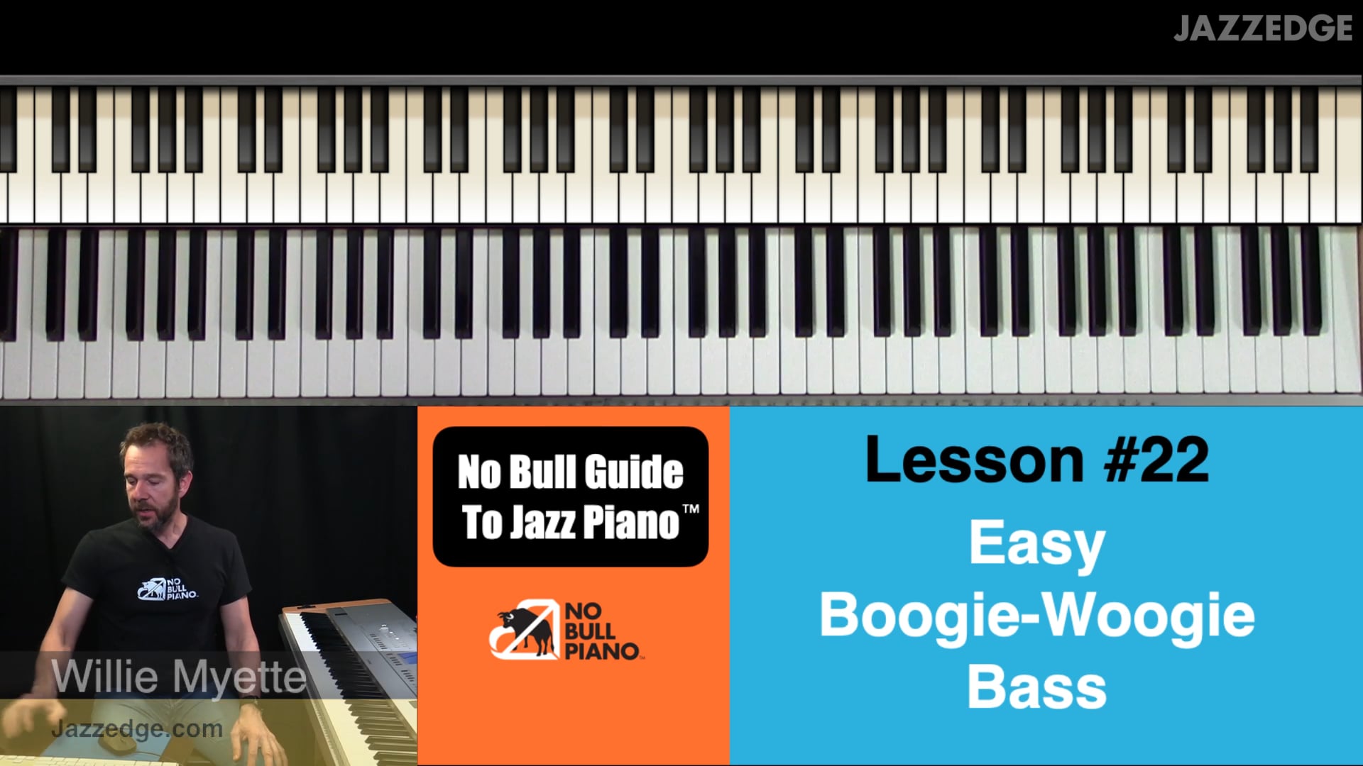 Lesson #22 - Easy Boogie-Woogie Bass - Jazzedge Academy