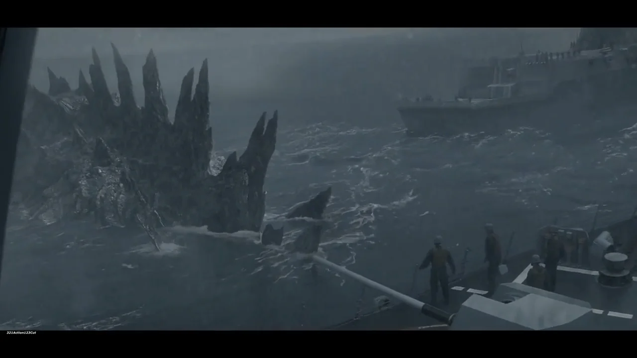 Godzilla Bridge Scene Godzilla (2014) Movie Clip Blu ray 4K ULTRA HD on ...