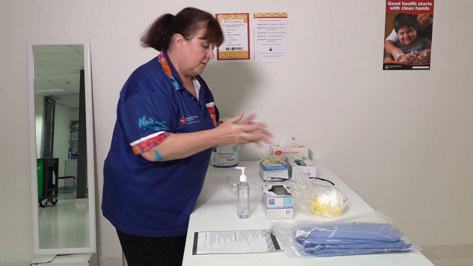 Setting Up Donning And Doffing Stations on Vimeo