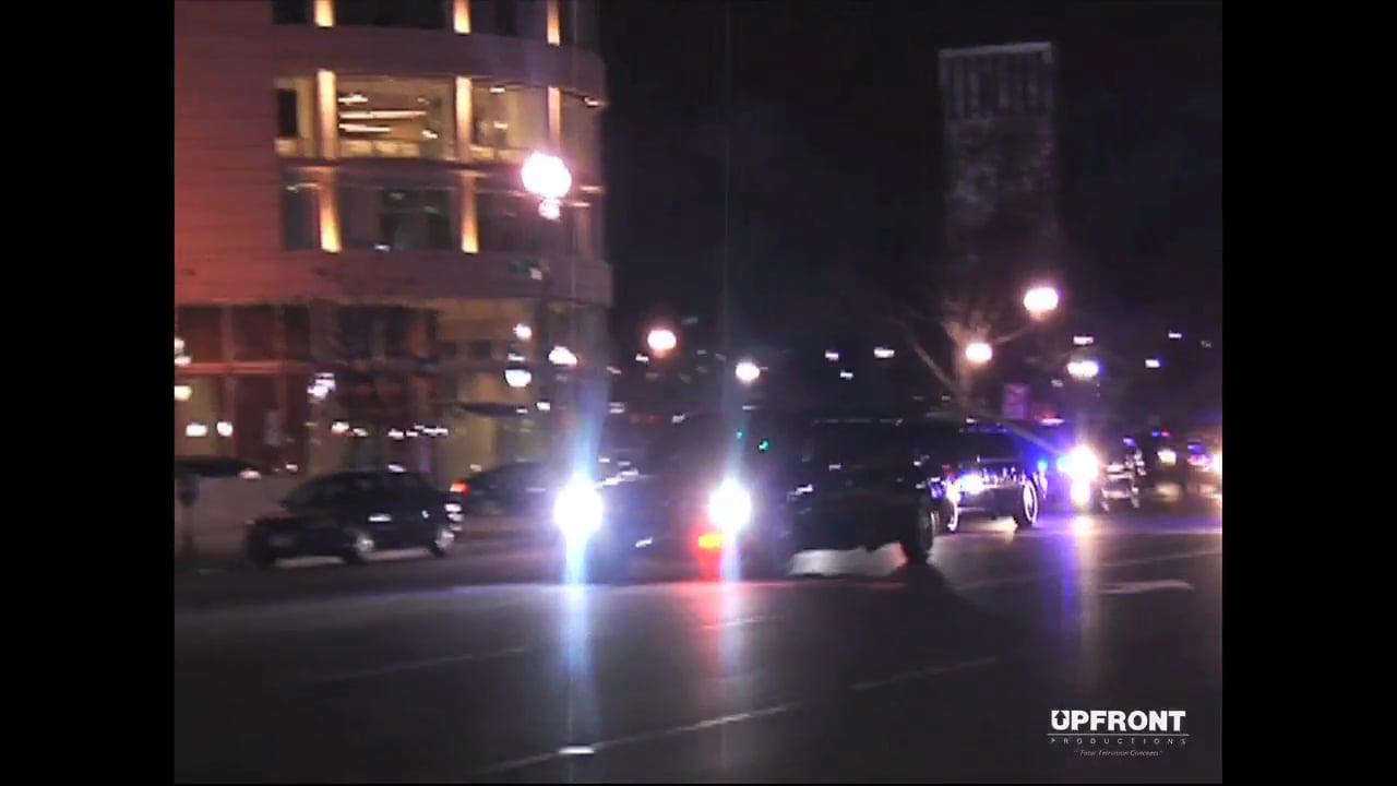 Watch Barack Obama motorcade night before Inauguration in Washington ...