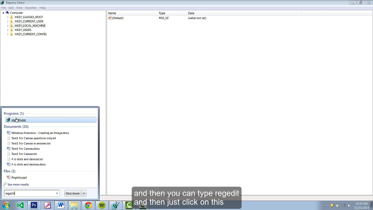 Digital Forensics f5a2 - Registry Structure and Main Hives