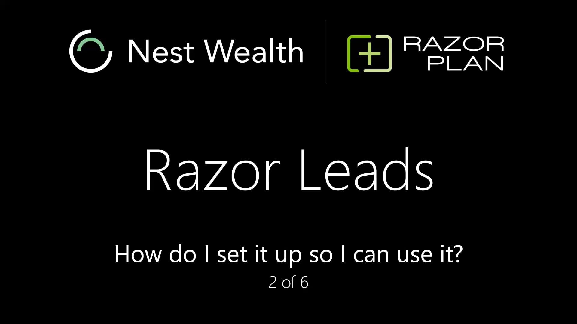 Razor Leads, Setup on Vimeo