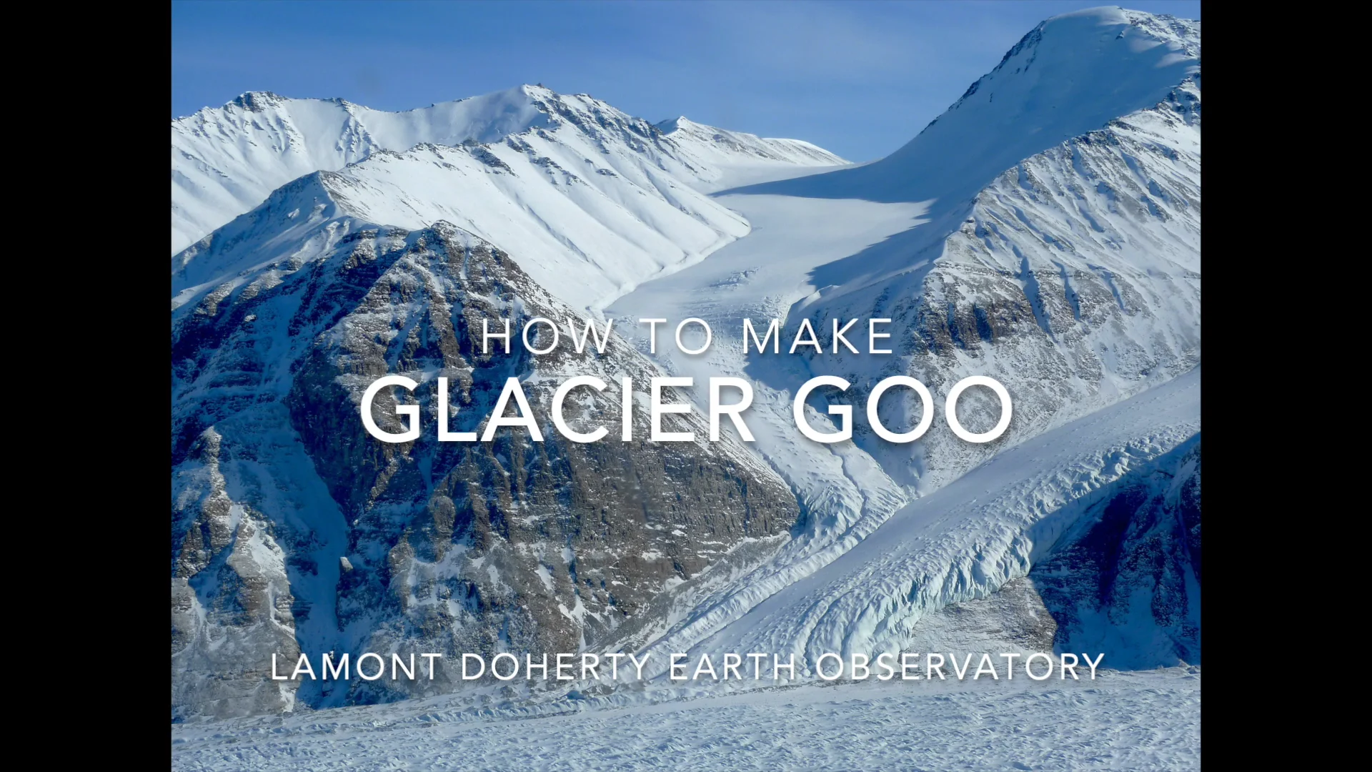 Glacier Goo Recipe