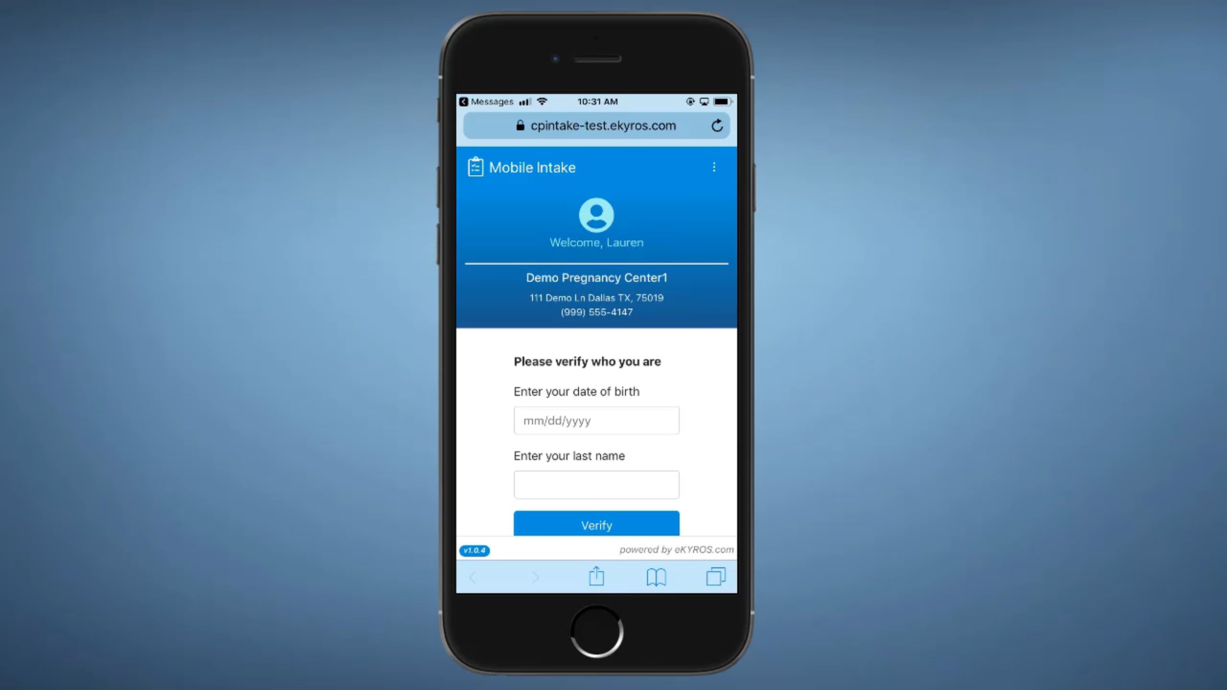 CenterPiece Mobile Intake Overview
