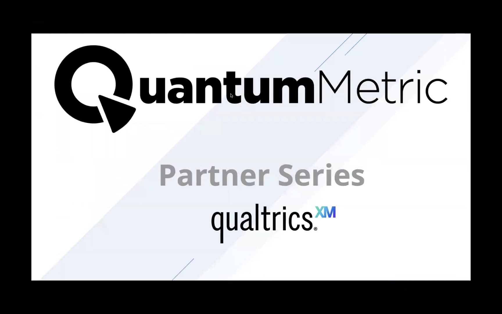Quantum Metric Partner Series - Qualtrics XM Platform Integration on Vimeo