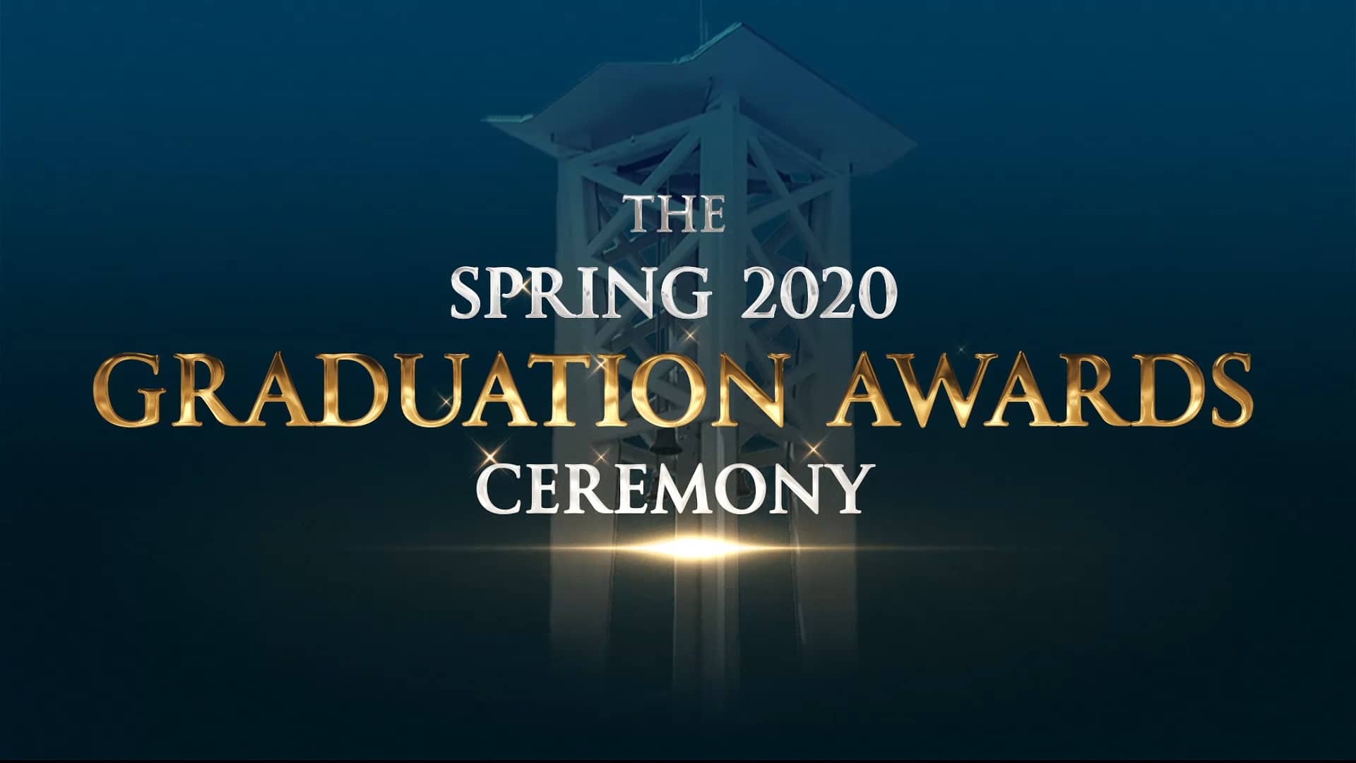 Spring 2020 Graduation Awards Ceremony on Vimeo