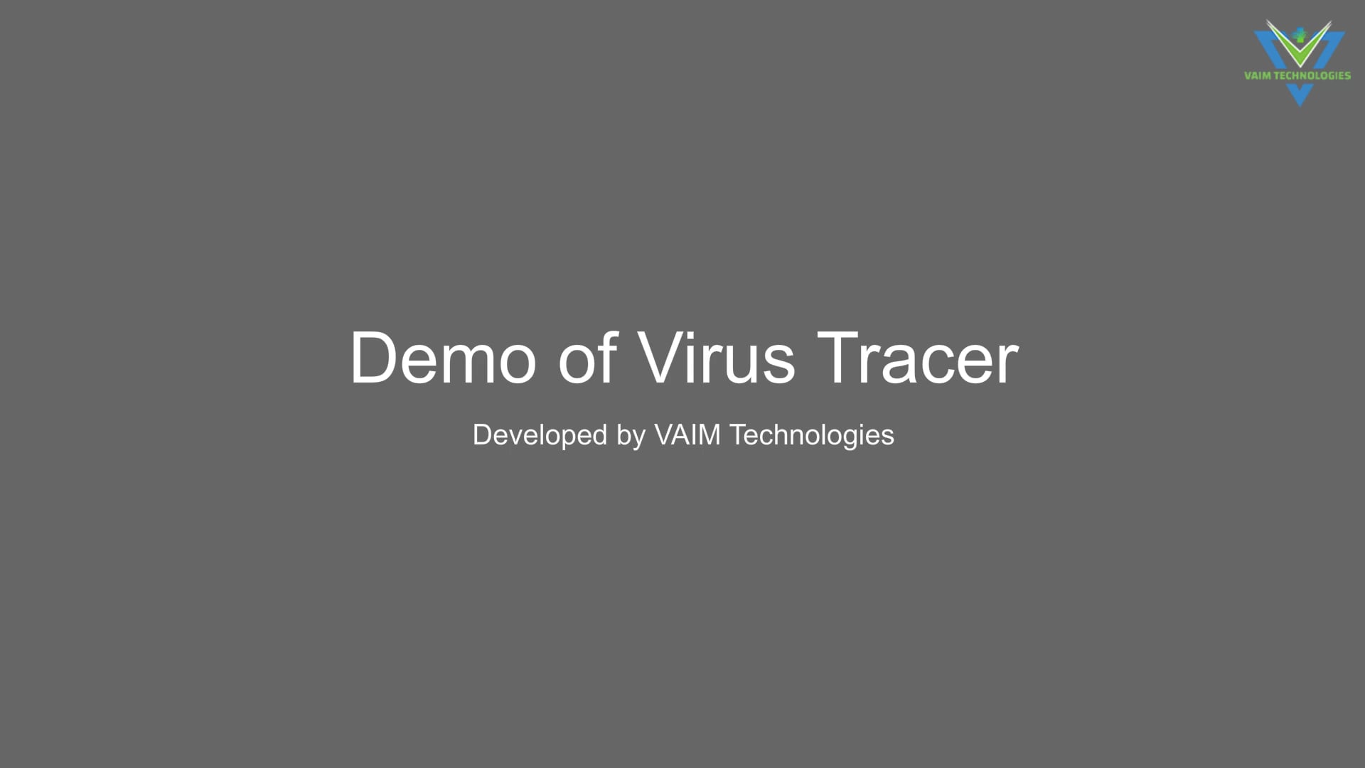 Demo of Virus Tracer on Vimeo