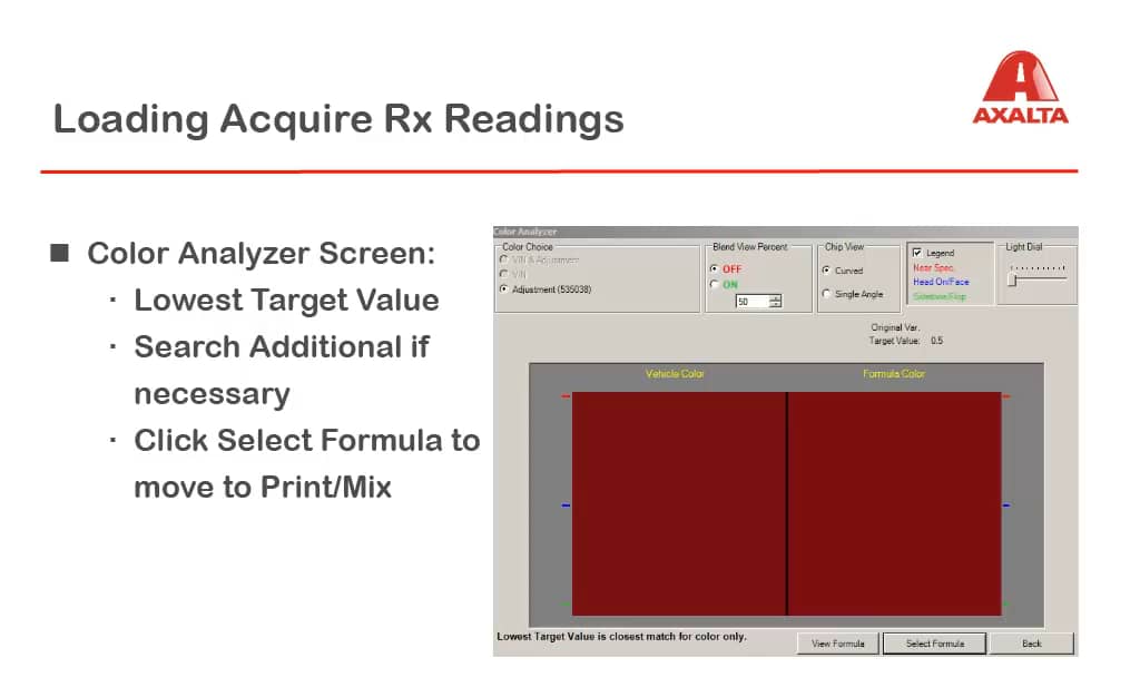 Acquire Rx Load Camera Readings SOLID Colors on Vimeo