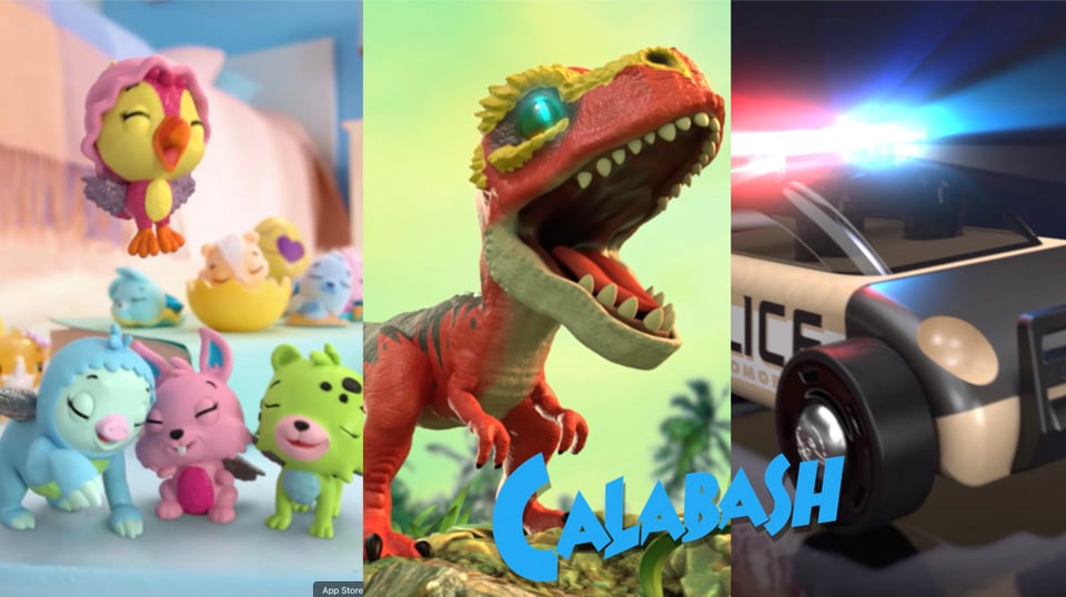 Animated characters in CG environments – Calabash Animation