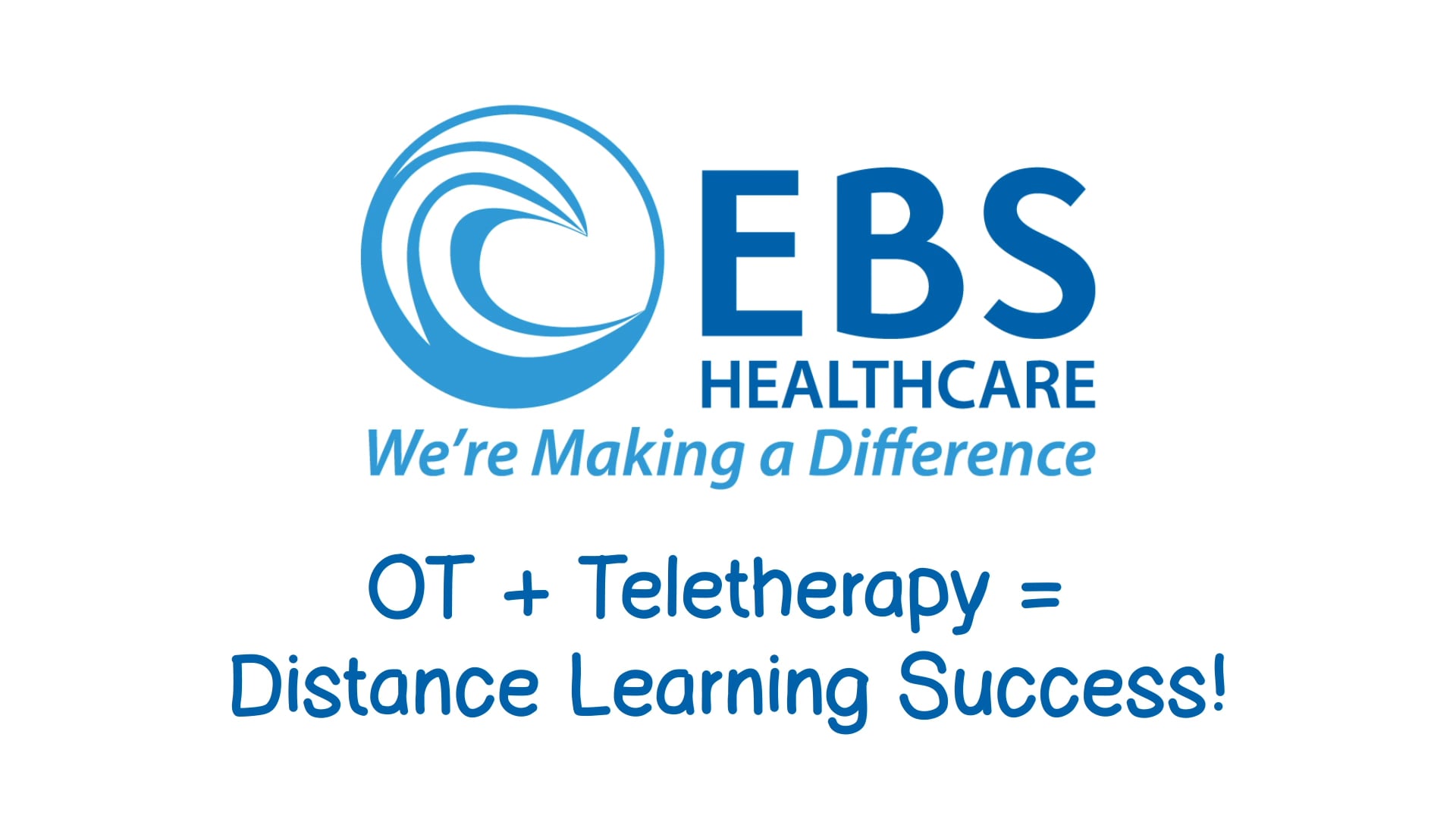 Occupational Therapy + Telehealth = Distance Learning Success on Vimeo