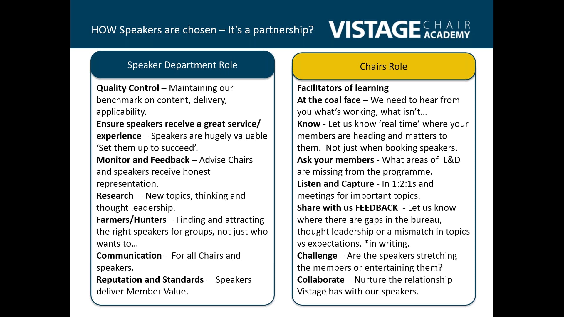 WEBINAR Oct 2017 - How Vistage chooses it's Speakers on Vimeo
