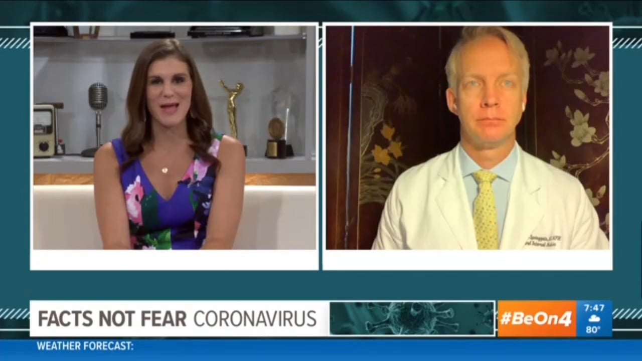 April 23, 2020 Coronavirus Dr Benjamin Springgate #2 WWL 7 AM 259 on Vimeo