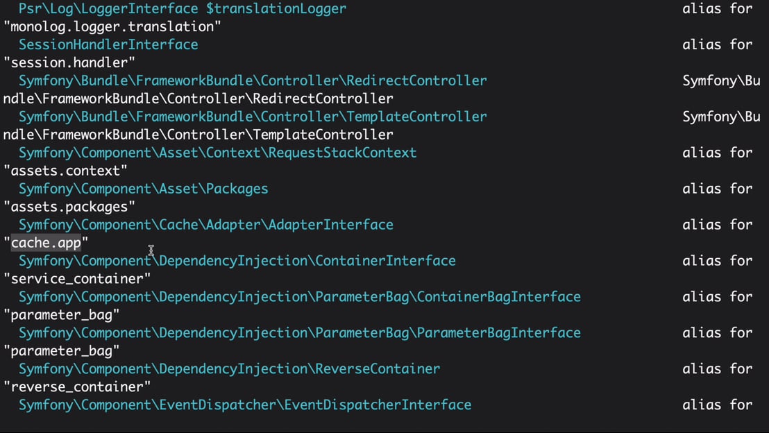 The Service Container & Autowiring > Symfony 5 Fundamentals: Services ... The Service Container & Autowiring > Symfony 5 Fundamentals: Services ...
