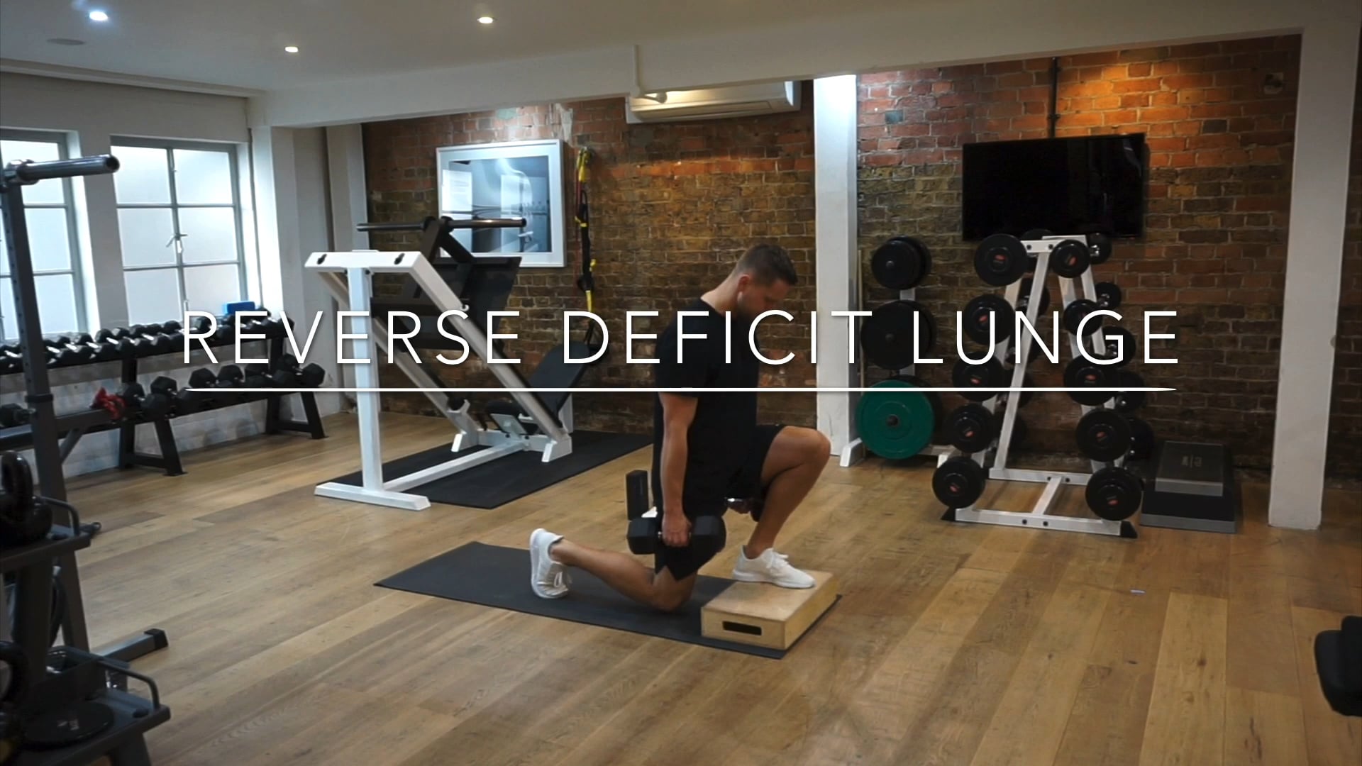 Reverse Deficit Lunges on Vimeo