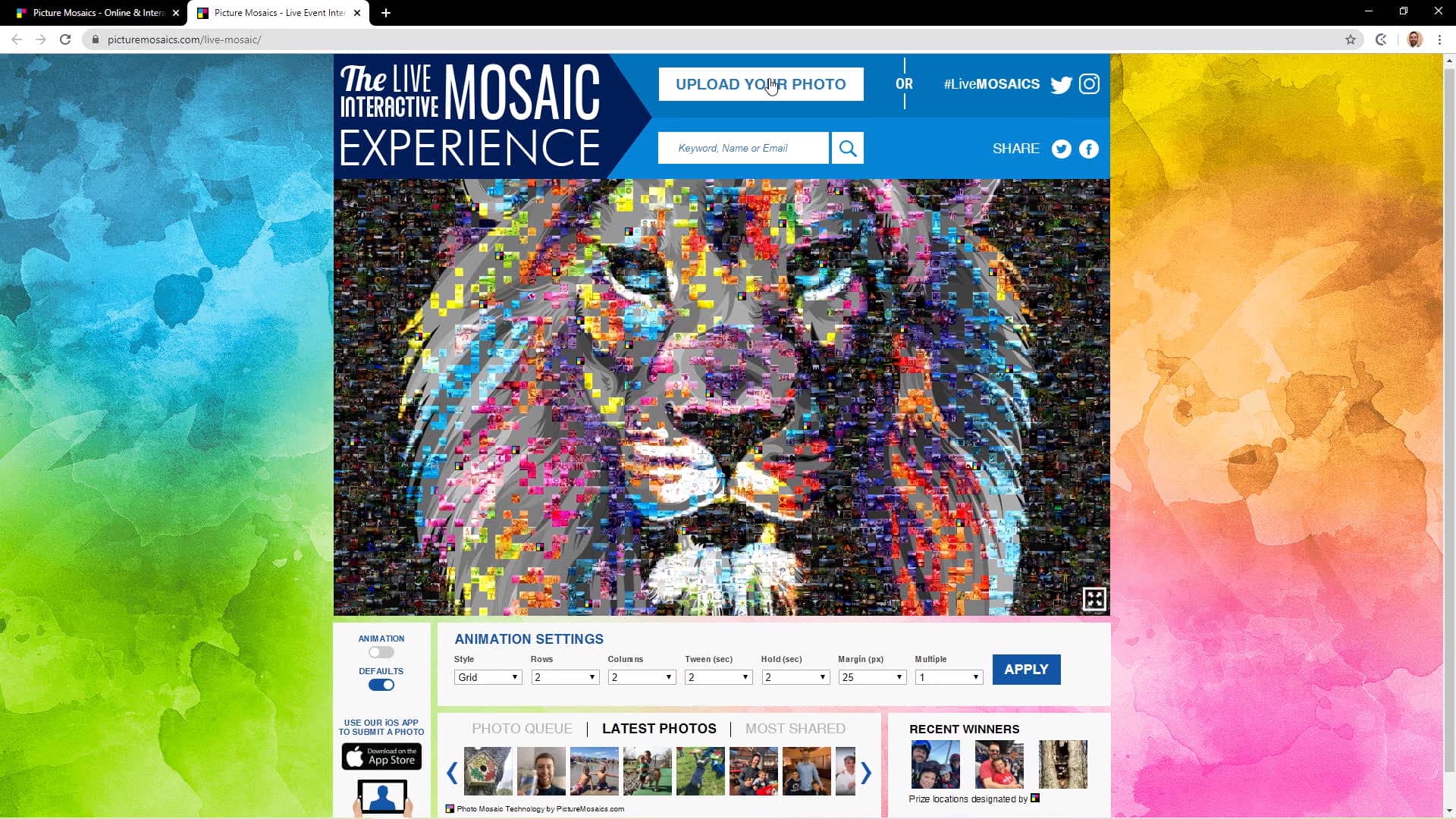 Online Interactive Mosaics: Complete Feature Overview on Vimeo