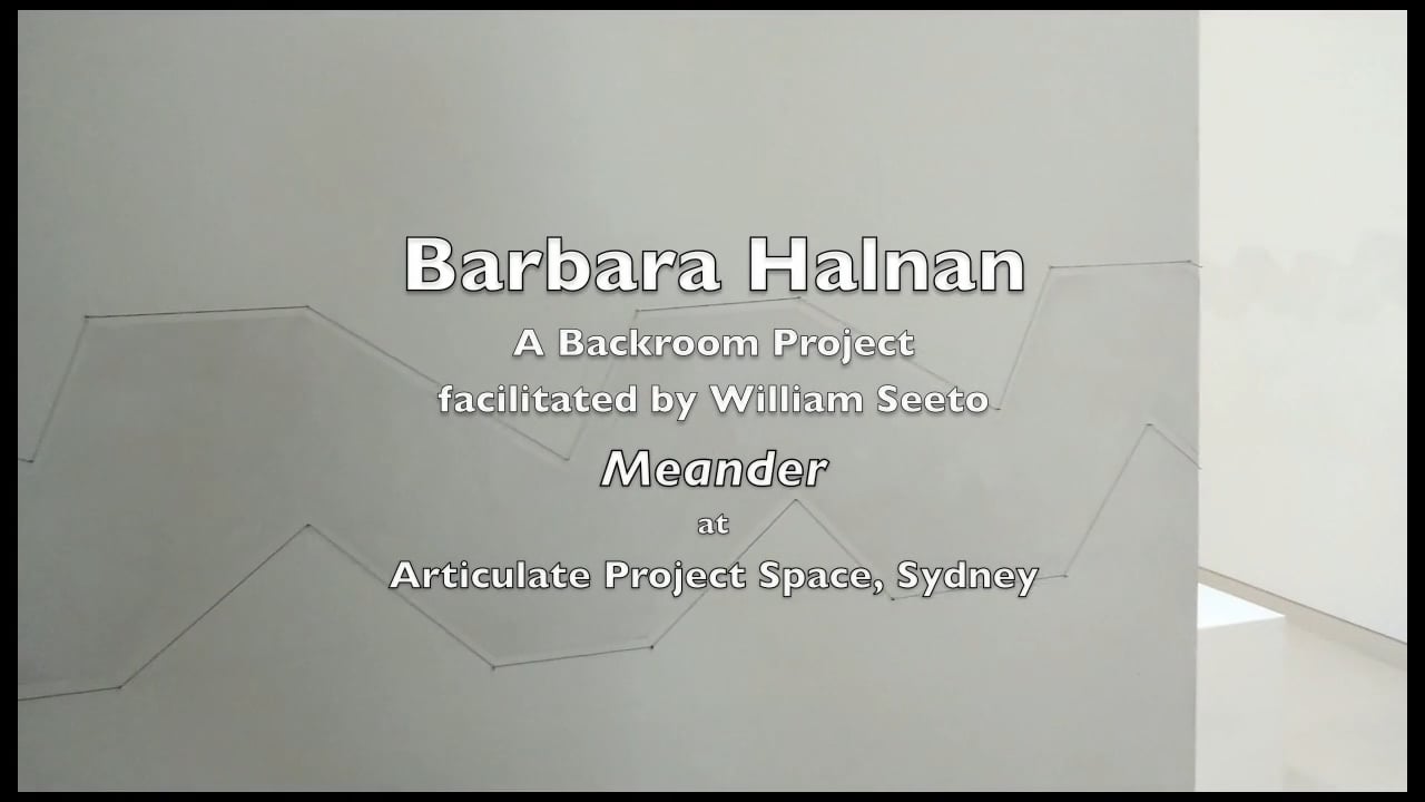 Barbara Halnan - "Meander" on Vimeo