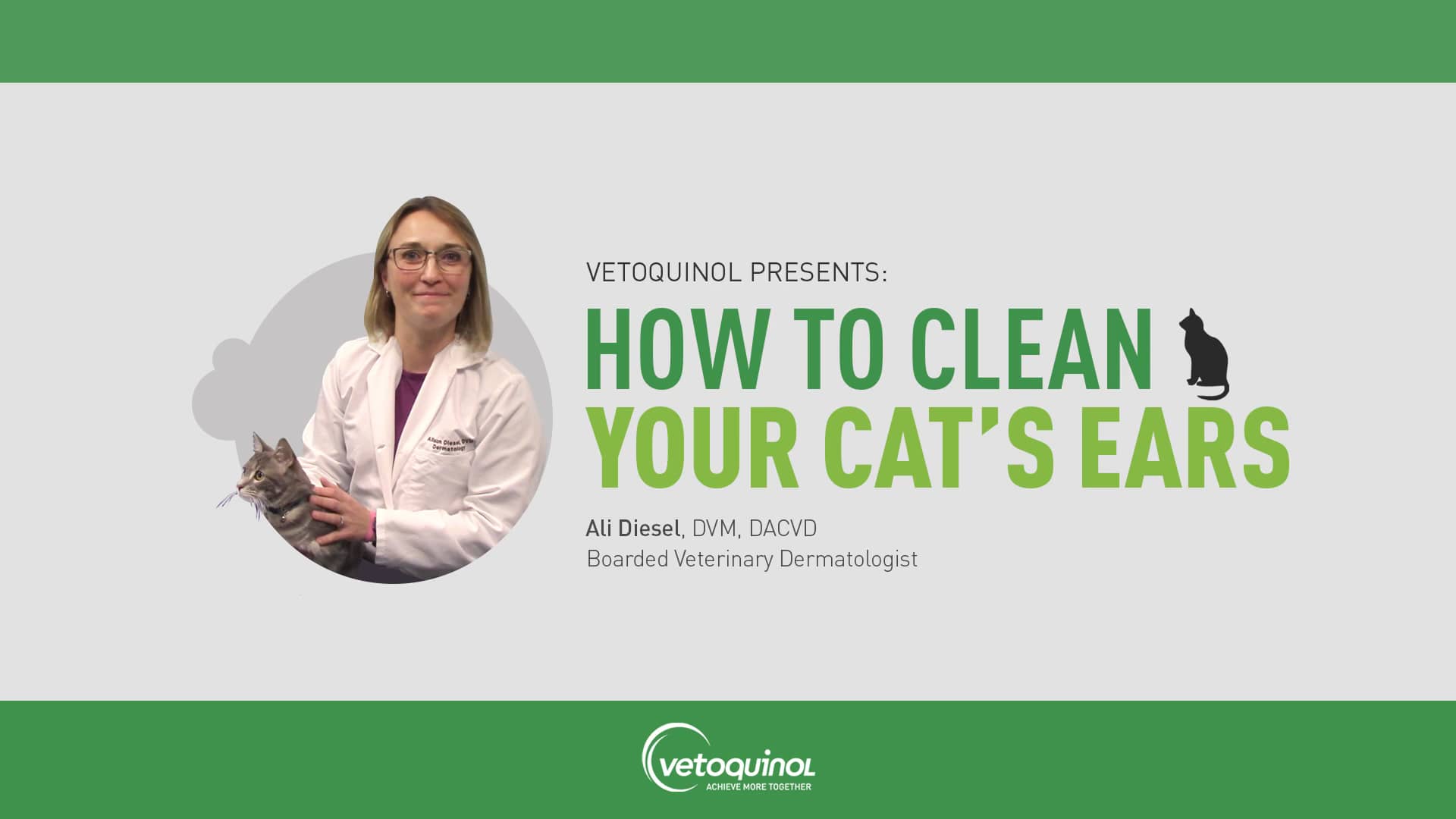 How To Clean Your Cat's Ears - with Dr. Alison Diesel on Vimeo