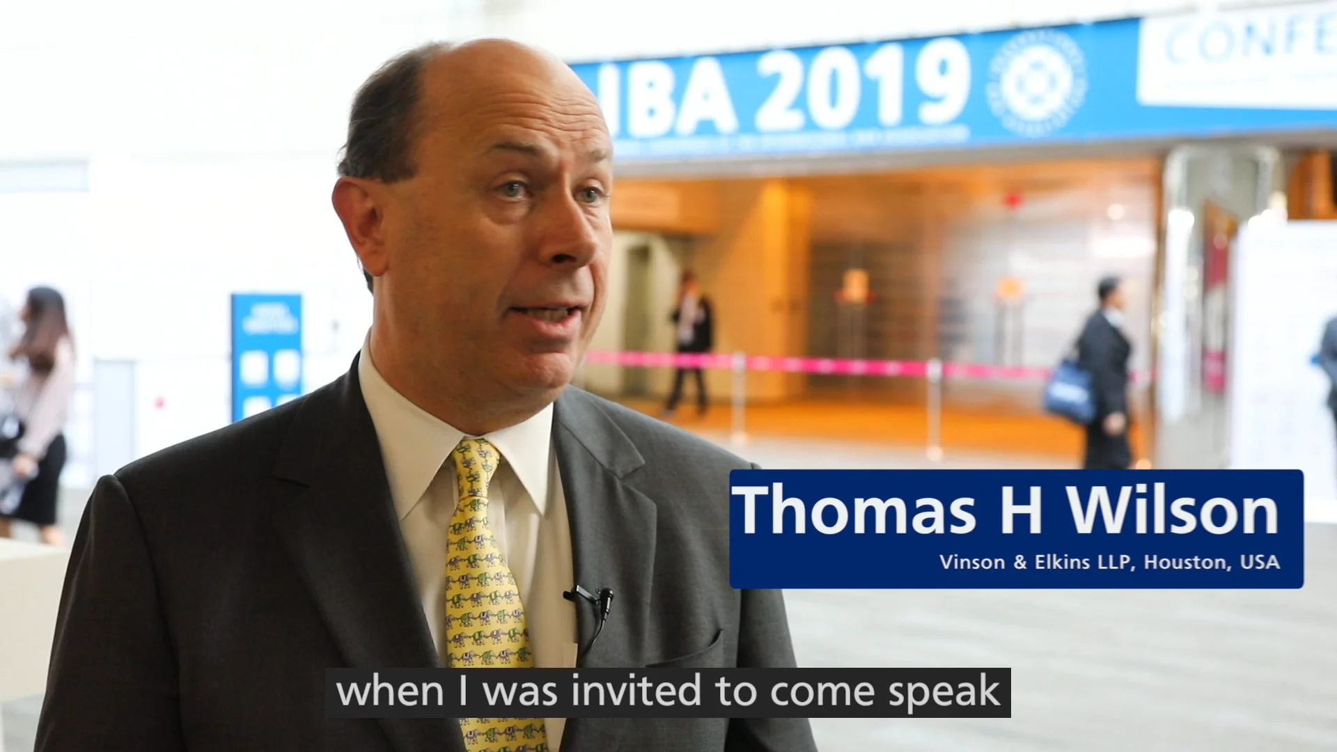 What has your IBA member experience been like? - Thomas H Wilson on Vimeo