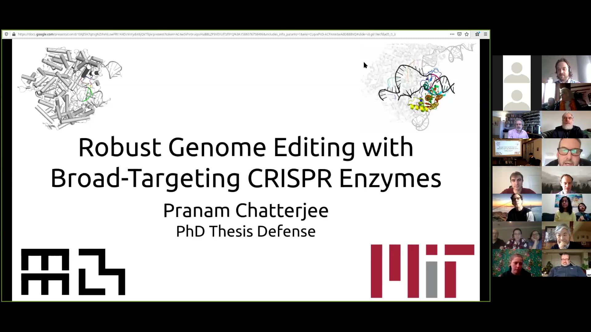 PhD Dissertation Defense - Pranam Chatterjee on Vimeo