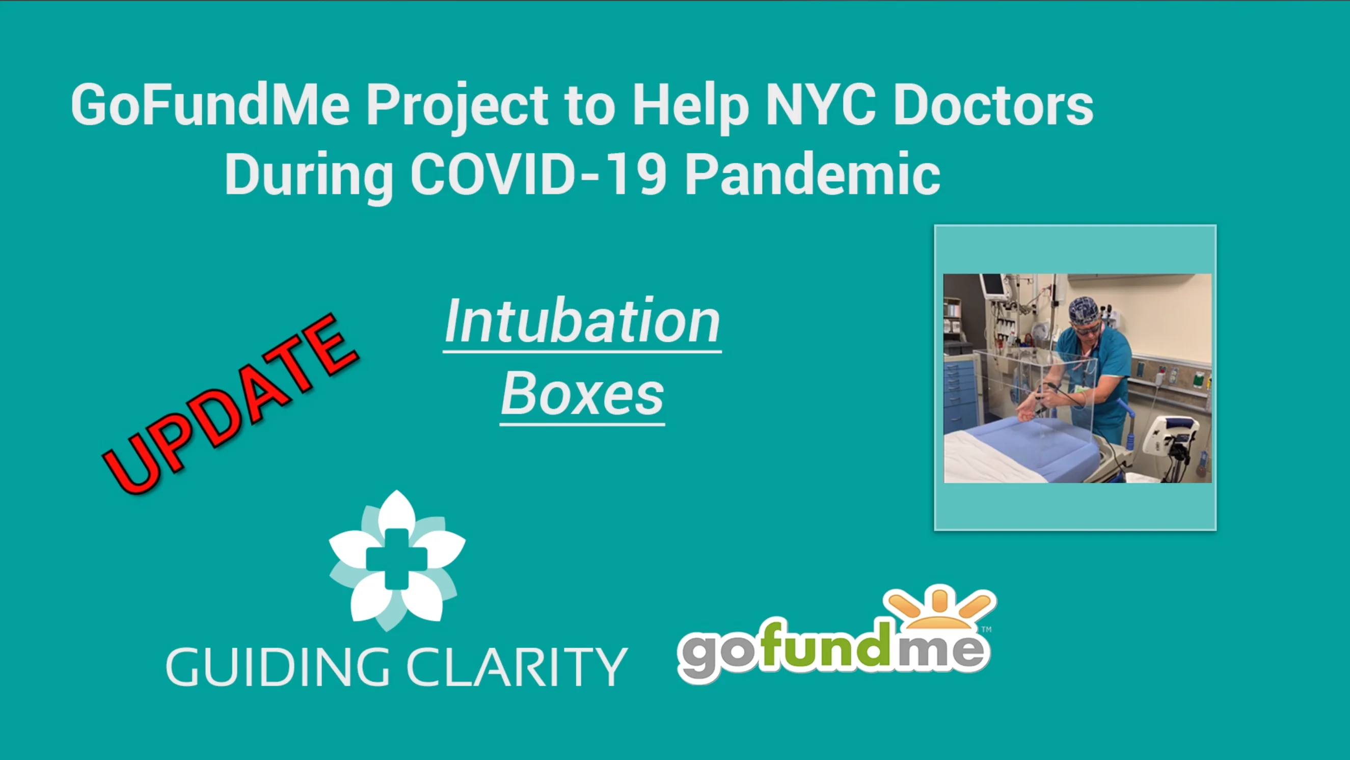 Intubation Box Project NYC - GoFundMe Update - Dr. Penelope Hsu on Vimeo