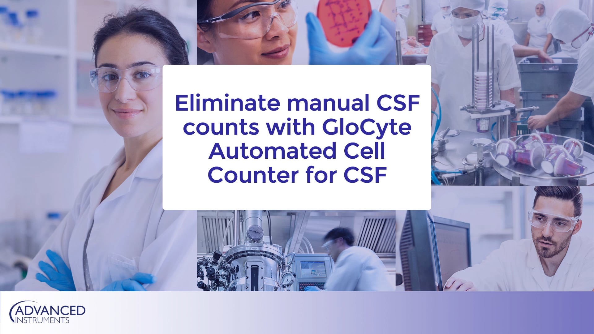 Eliminate manual CSF cell counts with GloCyte Automated Cell Counter ...
