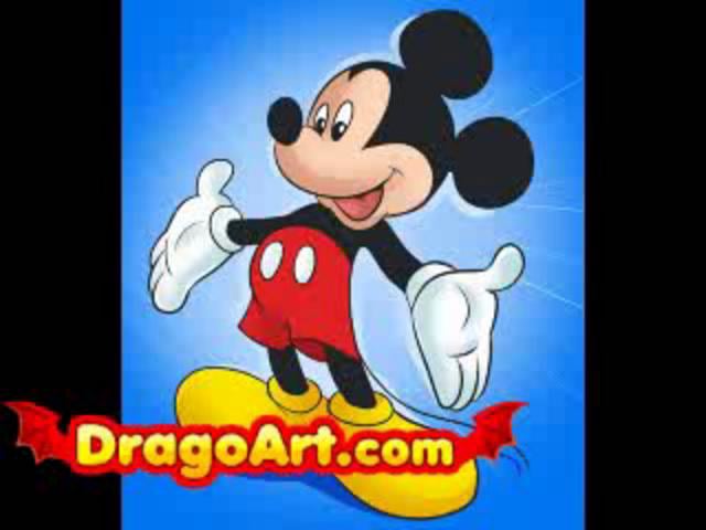 How to draw Mickey, step by step on Vimeo