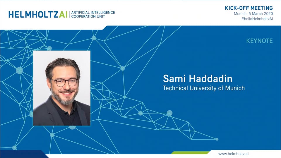 Keynote 1 - Sami Haddadin on Vimeo