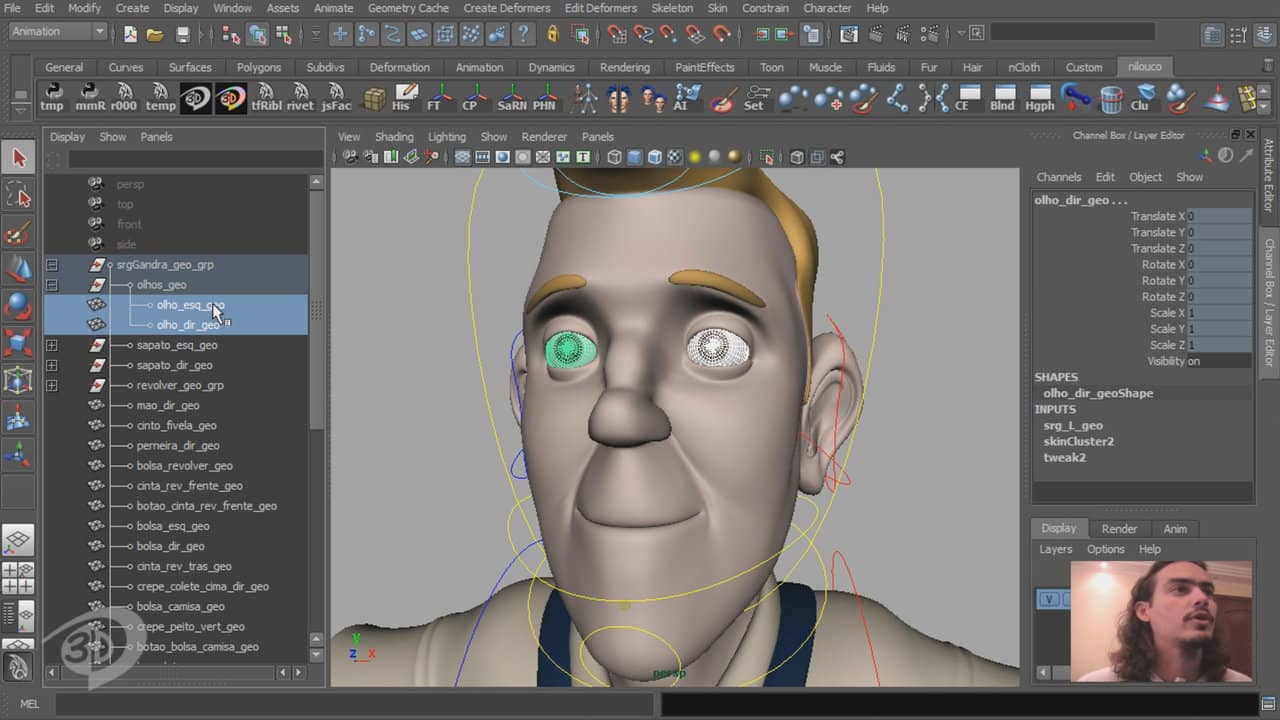 Tutorial - Maya - Rigging - Eyes - PT on Vimeo