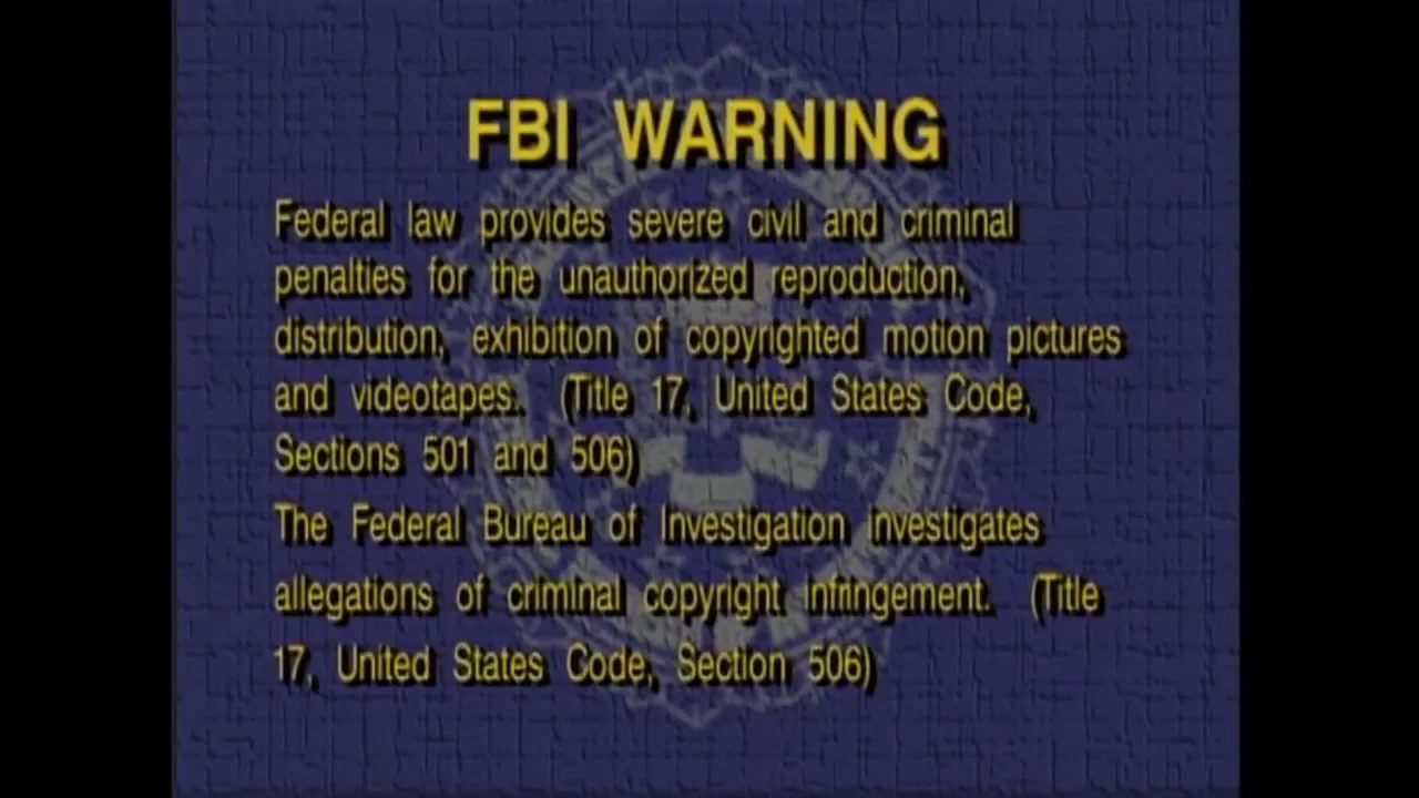 FBI Warning (2000) on Vimeo