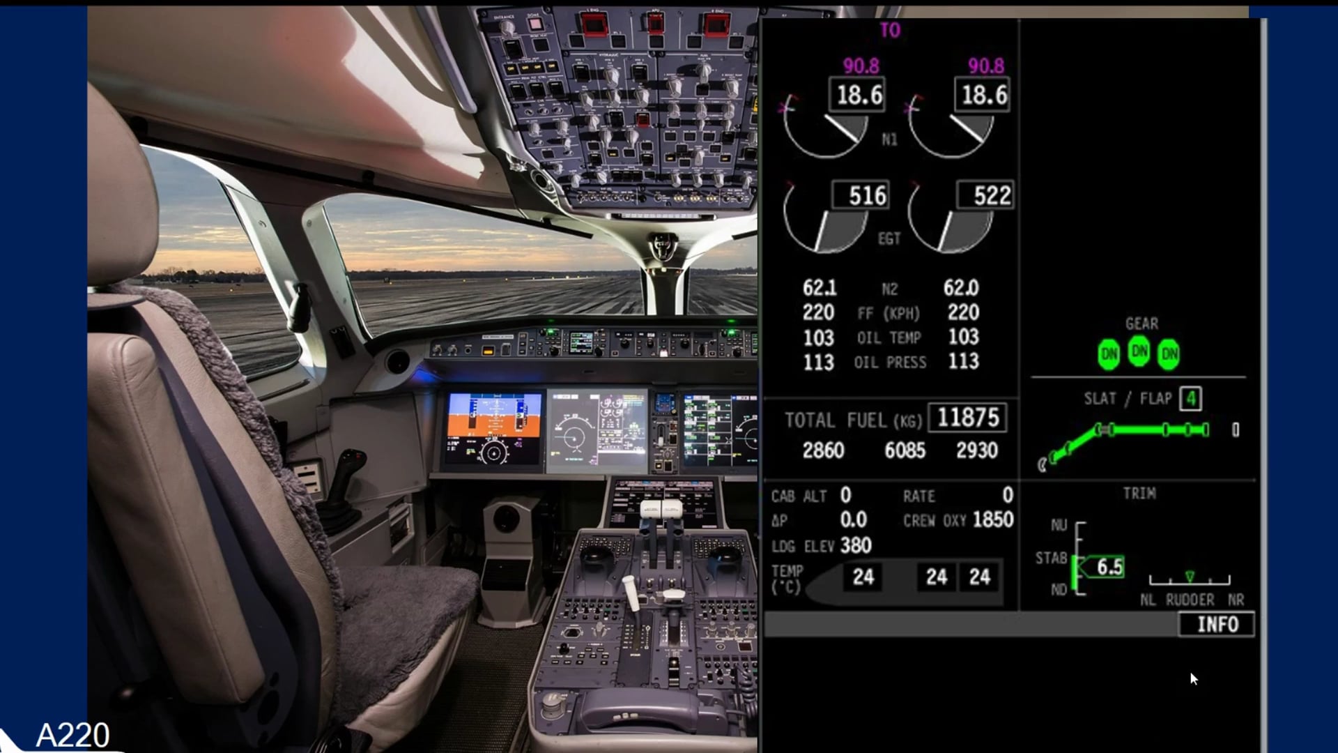 Flight Controls: EICAS Display on Vimeo