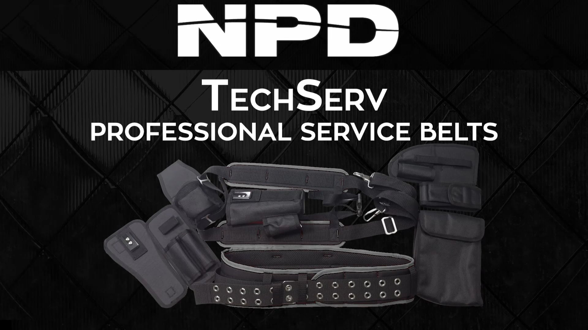 NPD TechServ Professional Service Belts on Vimeo