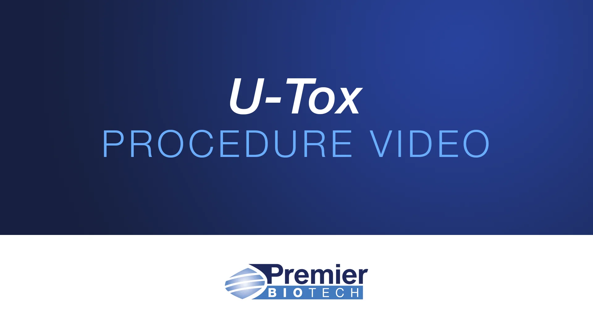 U-Tox Procedure on Vimeo