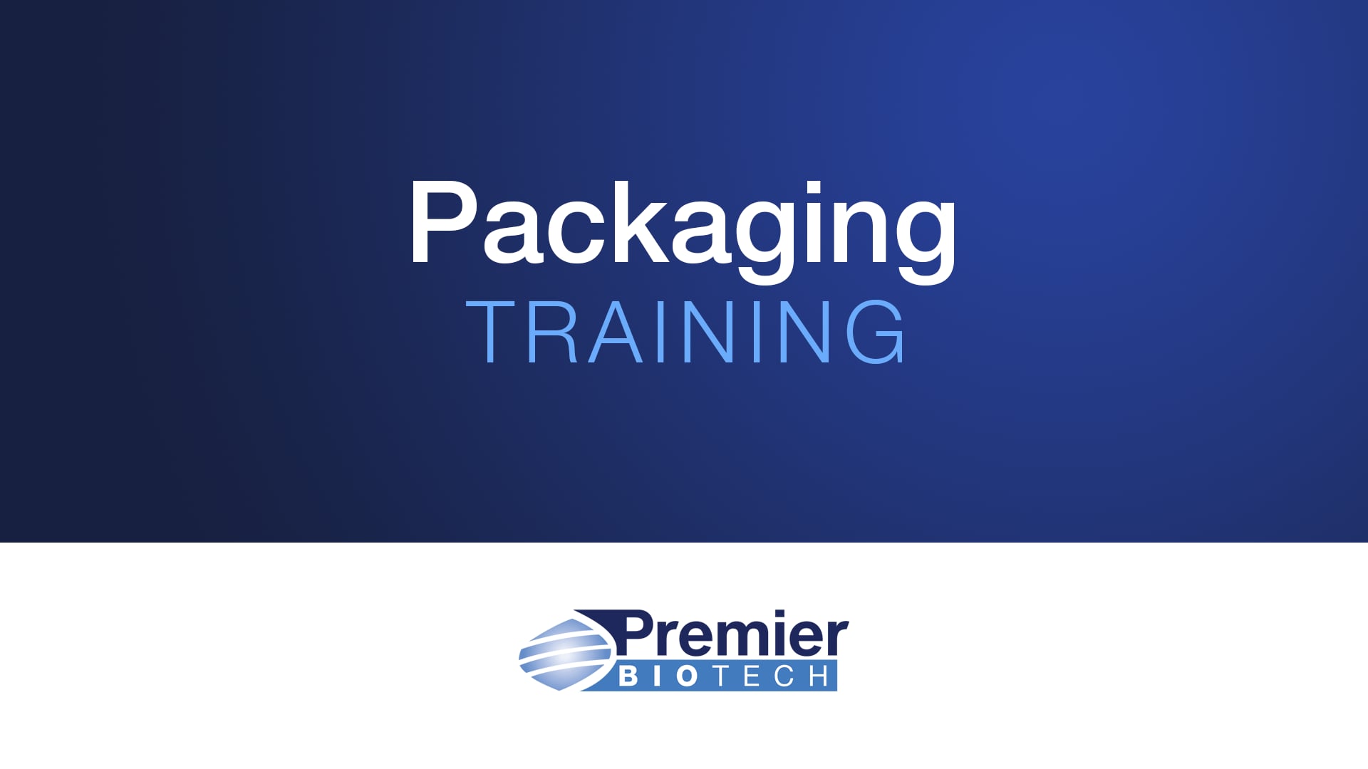 Packaging Training