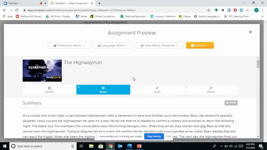 Figurative Language in the Highwayman.mp4 on Vimeo